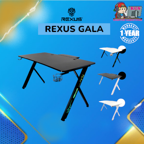 Jual Rexus Gaming Desk / Meja Gaming Gala RGB | Shopee Indonesia