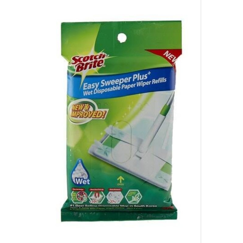 Jual 3M scotch brite refil pel easy sweeper wet | Shopee Indonesia