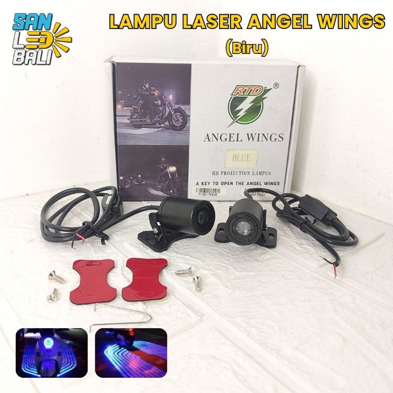 Jual Laser Angel Wings Y04 Biru RTD | Shopee Indonesia