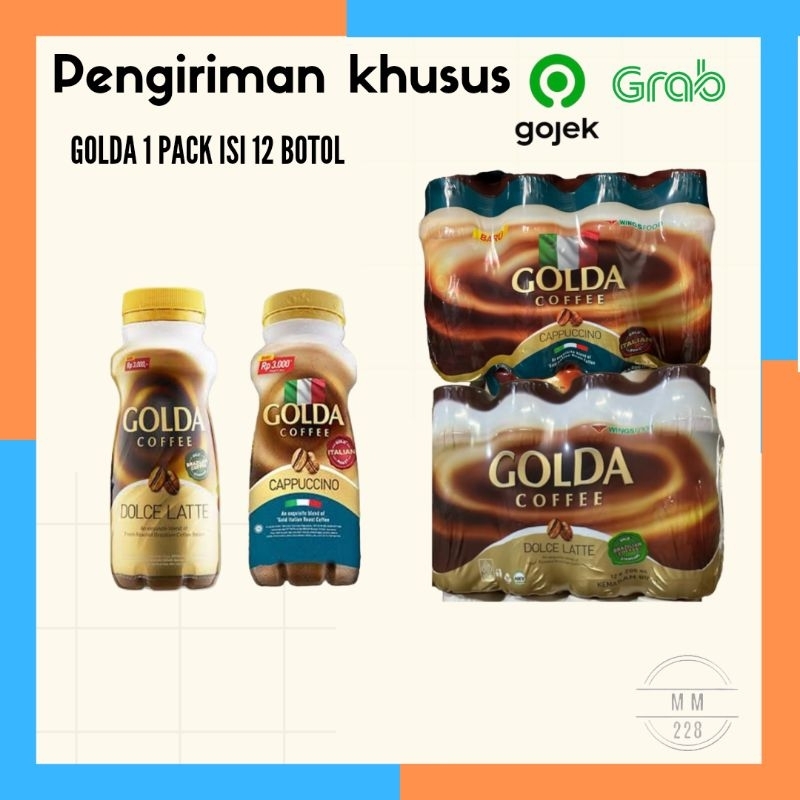Jual Golda minuman kopi coffee isi 12 botol | Shopee Indonesia