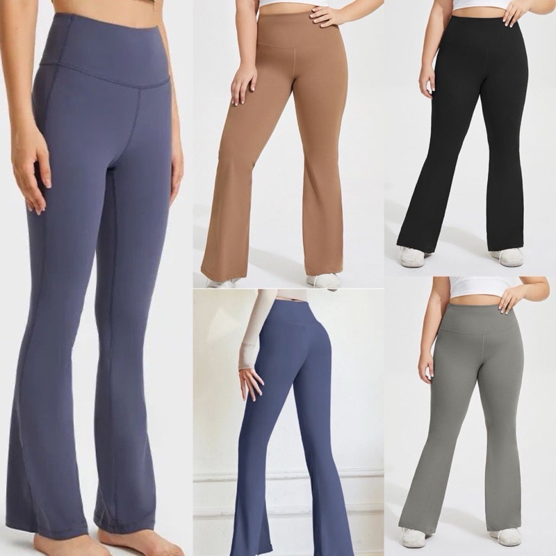 Jual celana yoga wanita celana olahraga highwaist cutbray celana ...