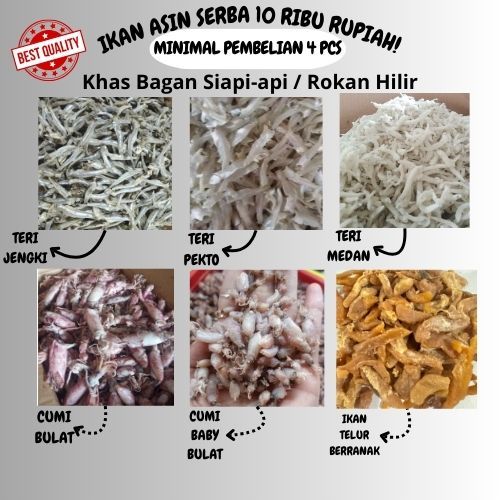 Jual IAB - IKAN ASIN SERBA Sepuluh Ribu / RP 10.000 / IKAN ASIN MURAH / IKAN ASIN / IKAN KERING ...