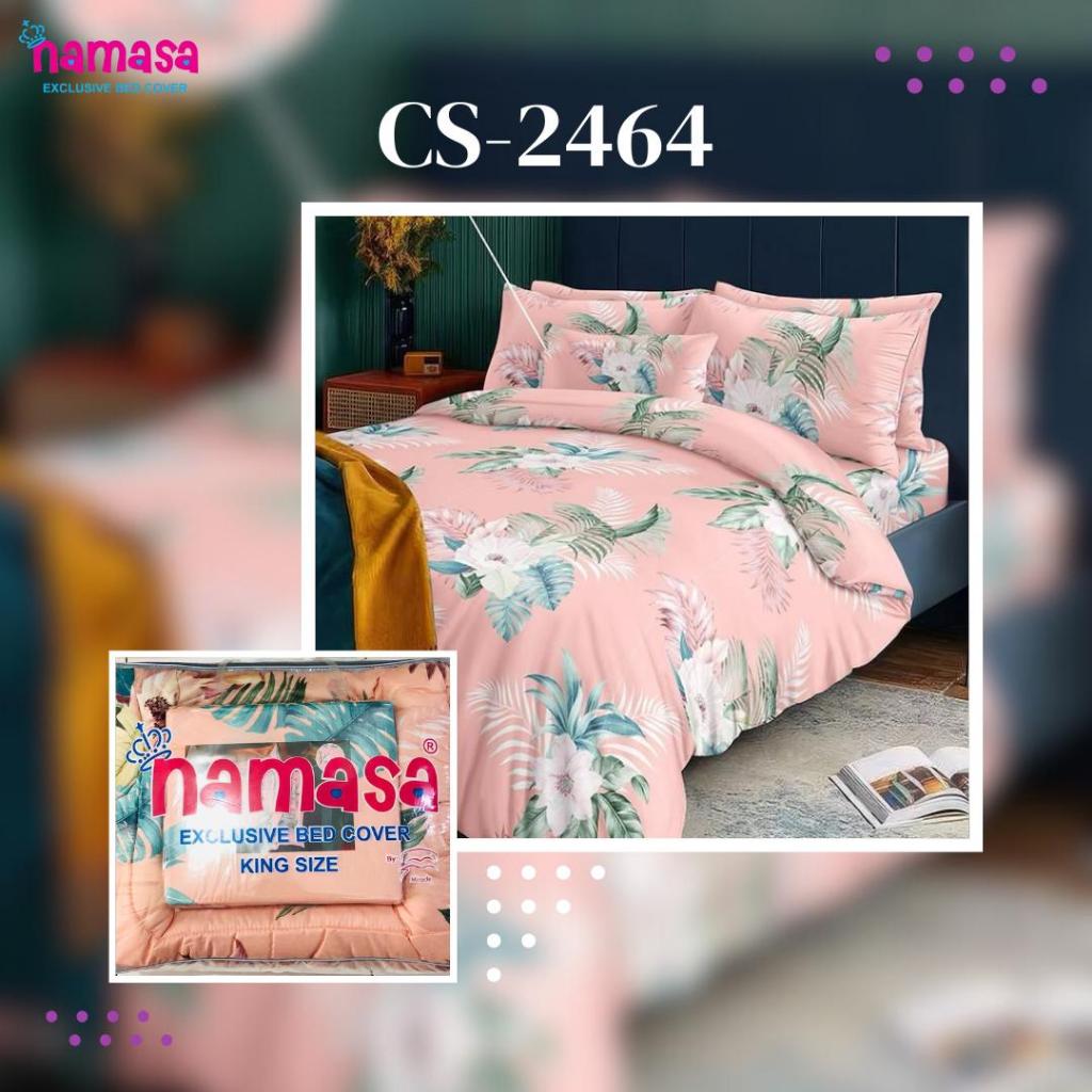 Jual Bed Cover Set 180x200 King Namasa Tebal dan Tidak Luntur - CS-2464 ...