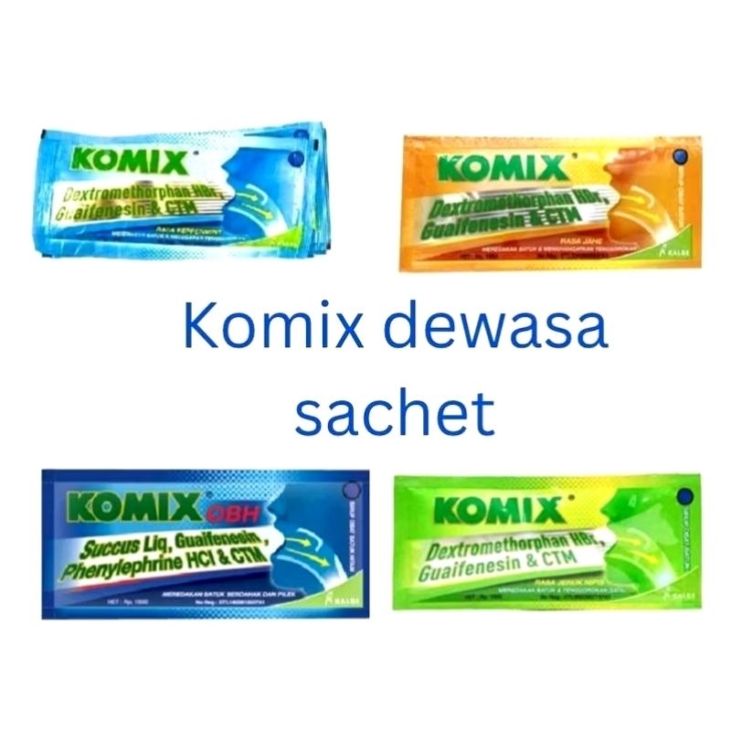 Jual KOMIX DEWASA DENGAN KEMASAN SACHET PER SACHET @7ML | Shopee Indonesia