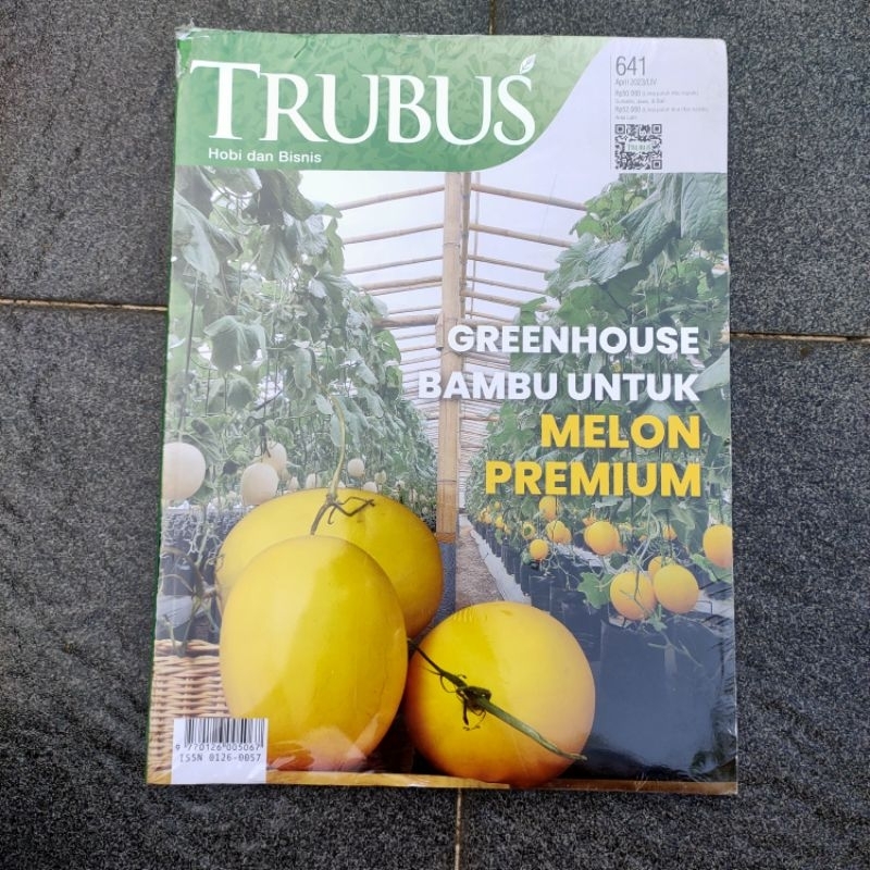 Jual OBRAL BUKU MAJALAH TRUBUS / GREENHOUSE BAMBU UNTUK MELON PREMIUM ...
