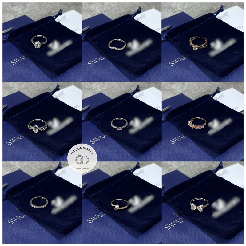 Jual CINCIN SW PREMIUM - RING SWAROV MEWAH ELLEGANT PERMATA KILAU MODEL ...