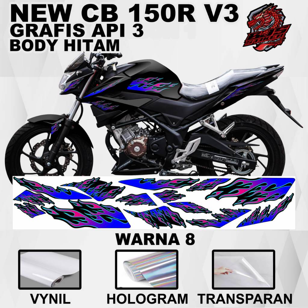 Jual Stiker Sticker CB150R V3 New CB 150 r 2021 - Stiker Sticker Decal ...