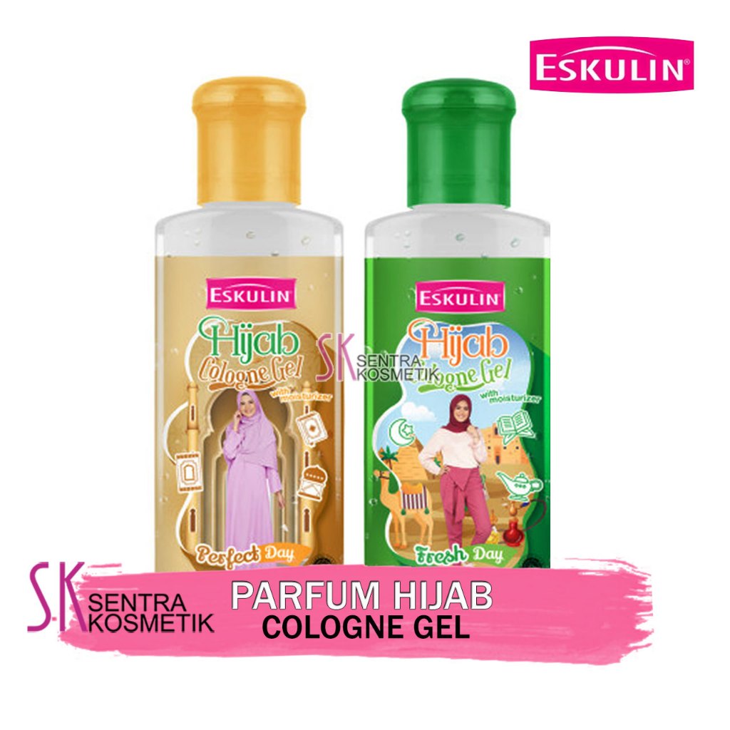 Jual ESKULIN Hijab Cologne Gel Parfum Berbentuk Jel 100 ml | Shopee ...