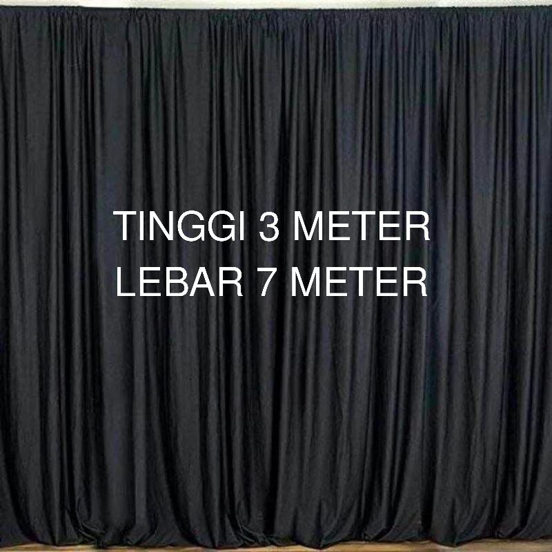 Jual BACKGROUND TINGGI 3 METER LEBAR 7 METER, KAIN KILAP FILAMIN ...