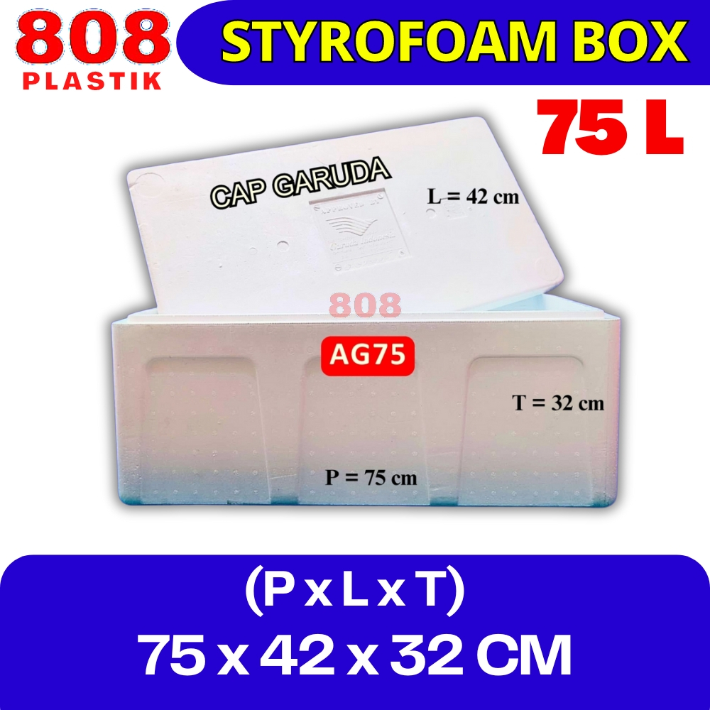 Jual Styrofoam Box 75L GARUDA / Kotak Sterofoam Box Ikan AG75 Garuda ...