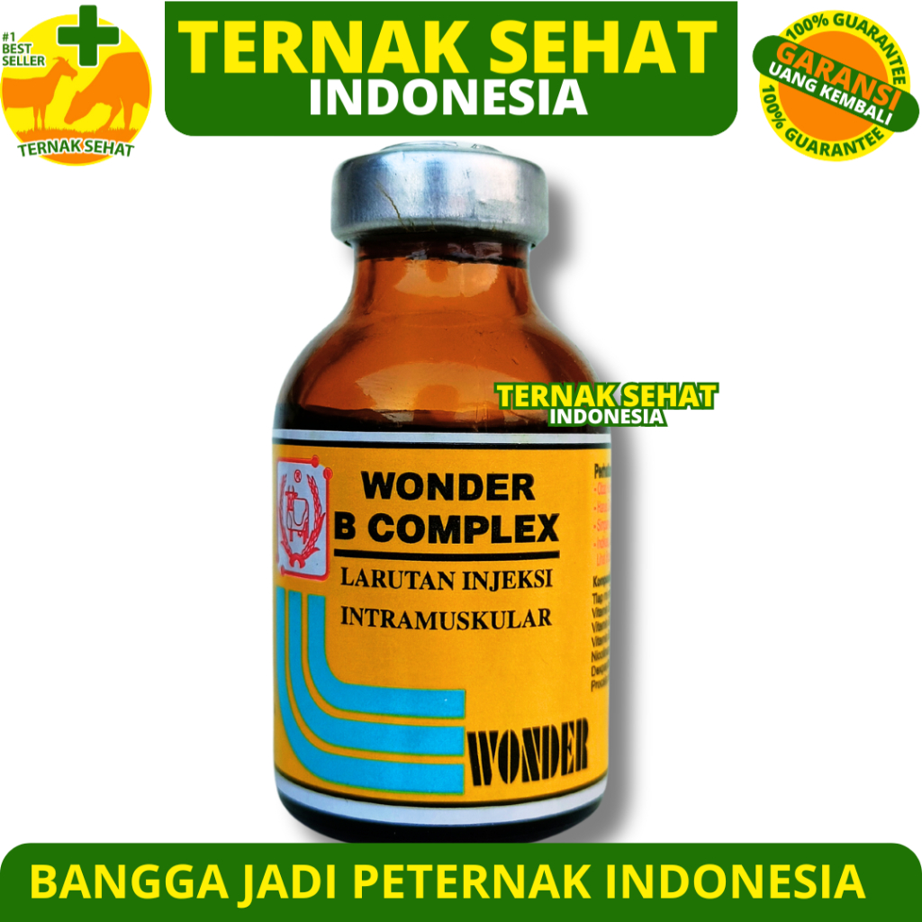 Jual WONDER B COMPLEX 20 ML - Vitamin B Komplek Hewan - Vit B Kompleks ...