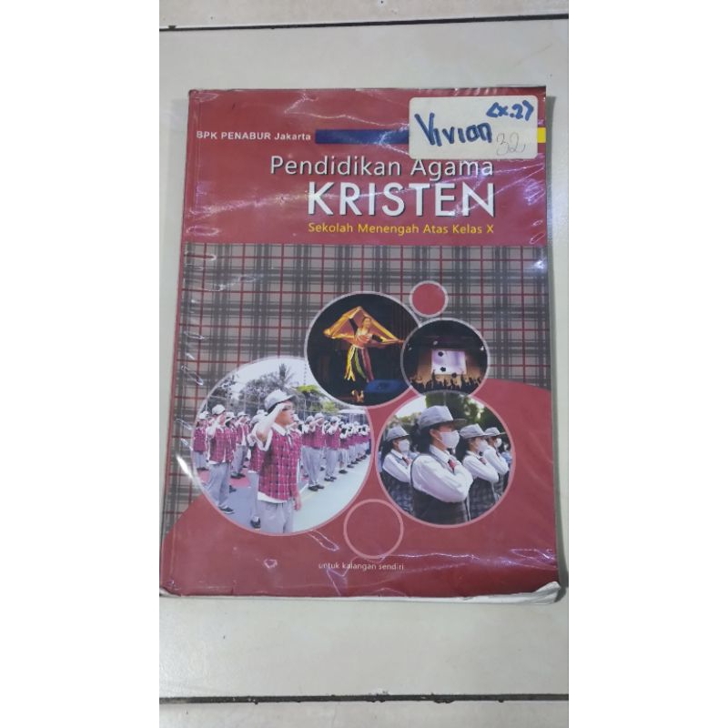 Jual Buku Pendidikan Agama Kristen BPK PENABUR Jakarta Untuk SMA Kelas ...