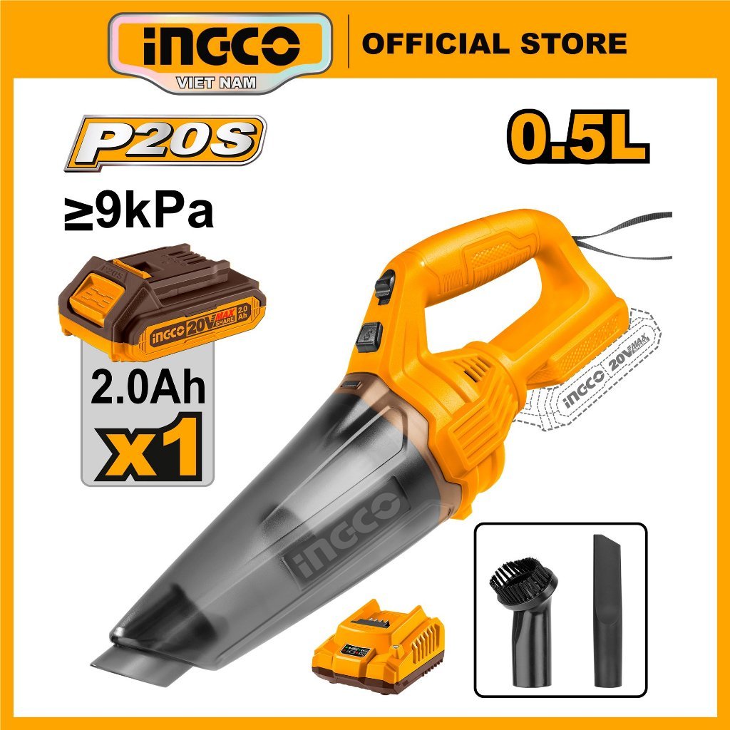 Jual Cordless Vacuum Cleaner Portable 20V INGCO CVLI201261 Mesin ...