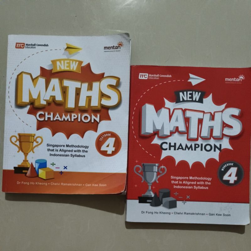 Jual Maths Champion Workbook dan Textbook 4 | Shopee Indonesia