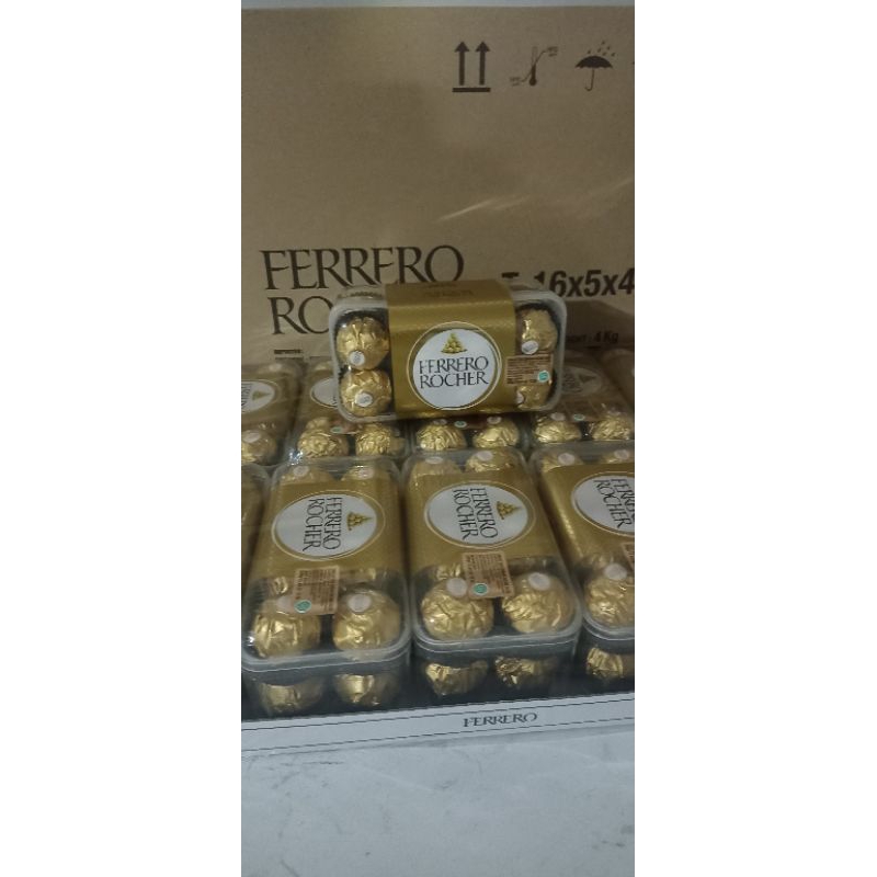Jual Ferrero rocher chocolate T16 isi 16 pcs | Shopee Indonesia