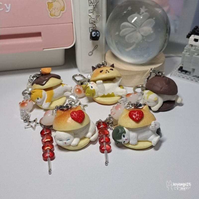 Jual Mofusand Dorodoki Keychain | Beads Figure Cat Bag Key Charm ...