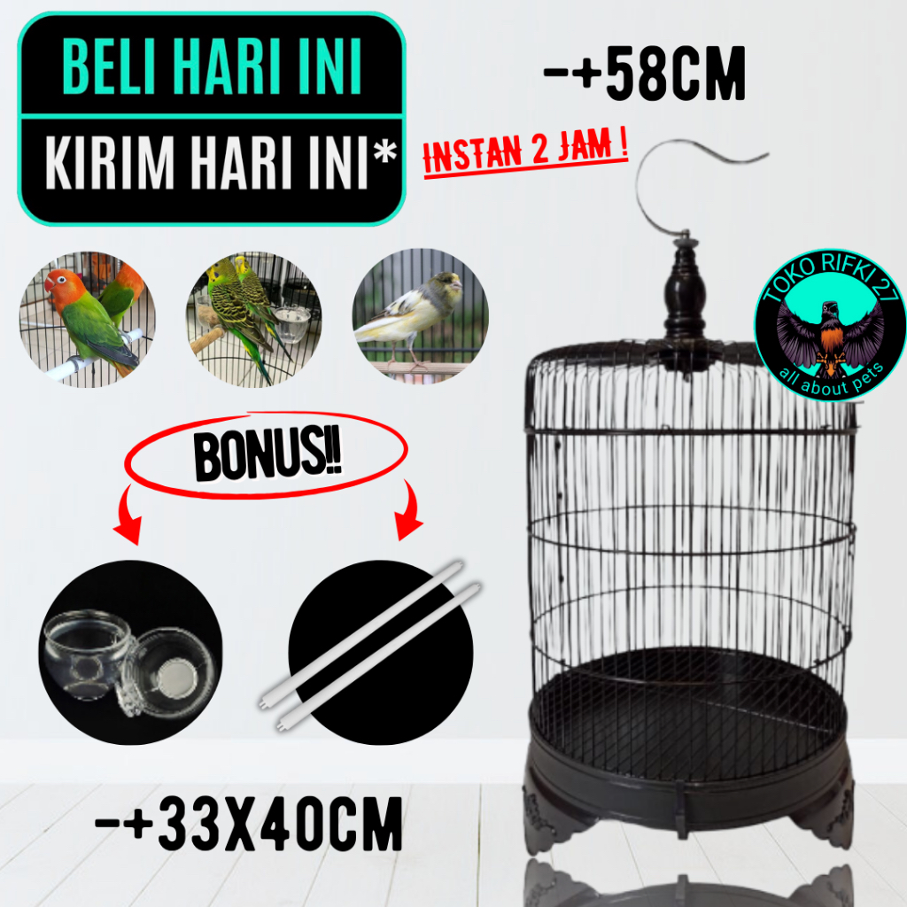 Jual SANGKAR LOVEBIRD KAPSUL BESI IMPORT SANGKAR BURUNG KENARI KHUSUS ...