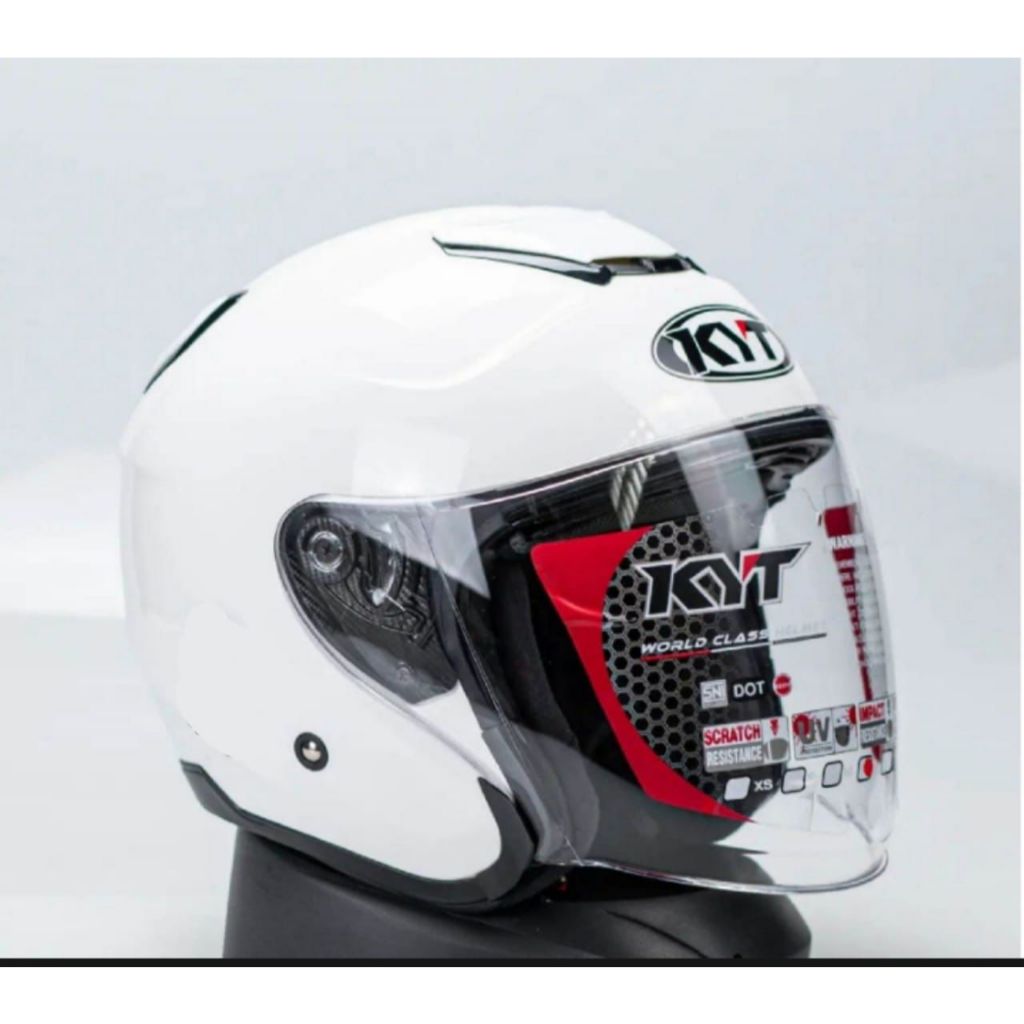 Jual Helm Kyoto mirip Asli 100% SNI Bonus sticker KYT | Shopee Indonesia