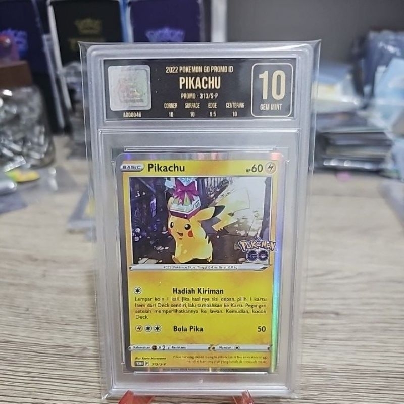 Jual pikachu egs 10 psa original indonesia kartu pokemon go | Shopee Indonesia