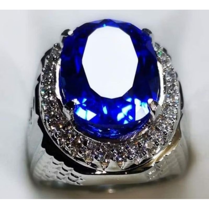 Jual Batu akik royal blue safir | Shopee Indonesia