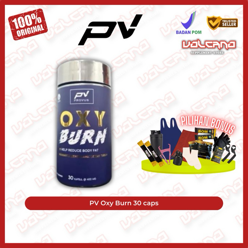 Jual Provus Oxy Burn 30 caps PV cutting fat loss burner pembakar lemak kapsul | Shopee Indonesia