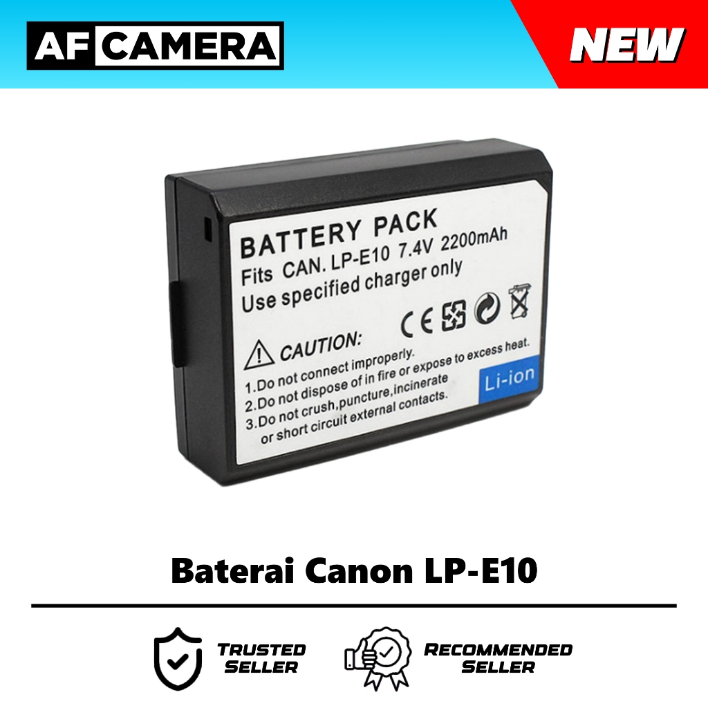 Jual Baterai Canon LP E10 Battery LP-E10 EOS 1100D 1200D 1300D 1500D ...