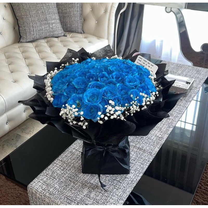 Jual (READY) VALENTINE round bouquet - buket bunga mawar asli rose fresh flower (untuk wisuda ...