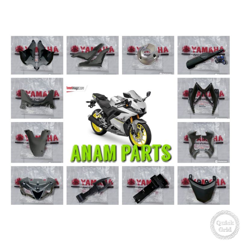 Jual COVER BODY KASAR YAMAHA R15 V3 VVA (BK6) ORIGINAL YAMAHA | Shopee ...