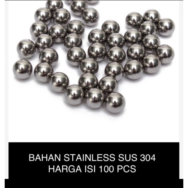 Jual Steel ball 10 mm japan bahan stainless SUS304 isi 100 pcs | Shopee Indonesia