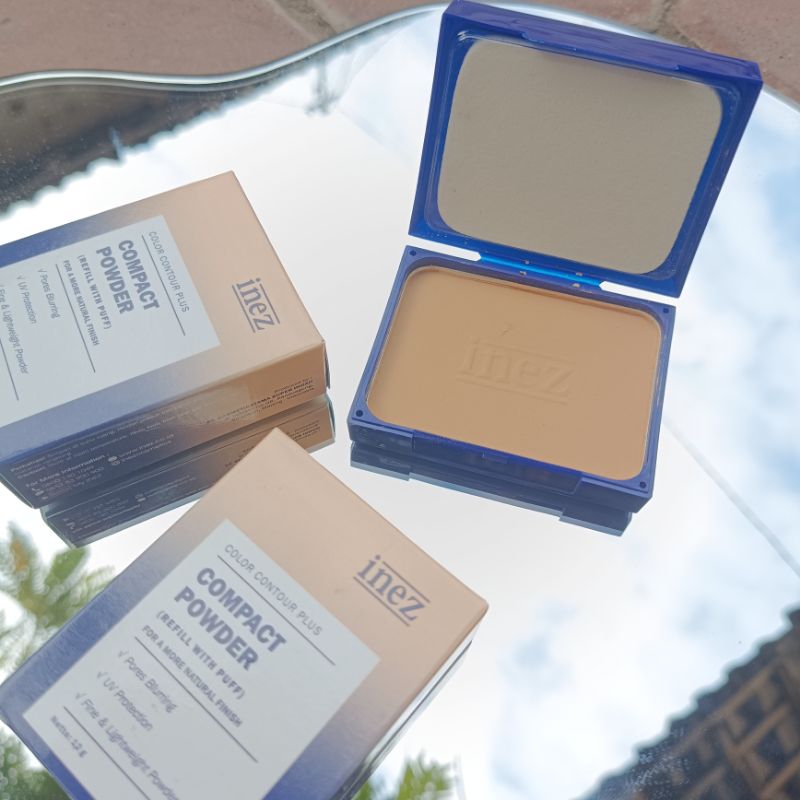 Jual INEZ Color Countour Plus Compact Powder (Refill) | Shopee Indonesia