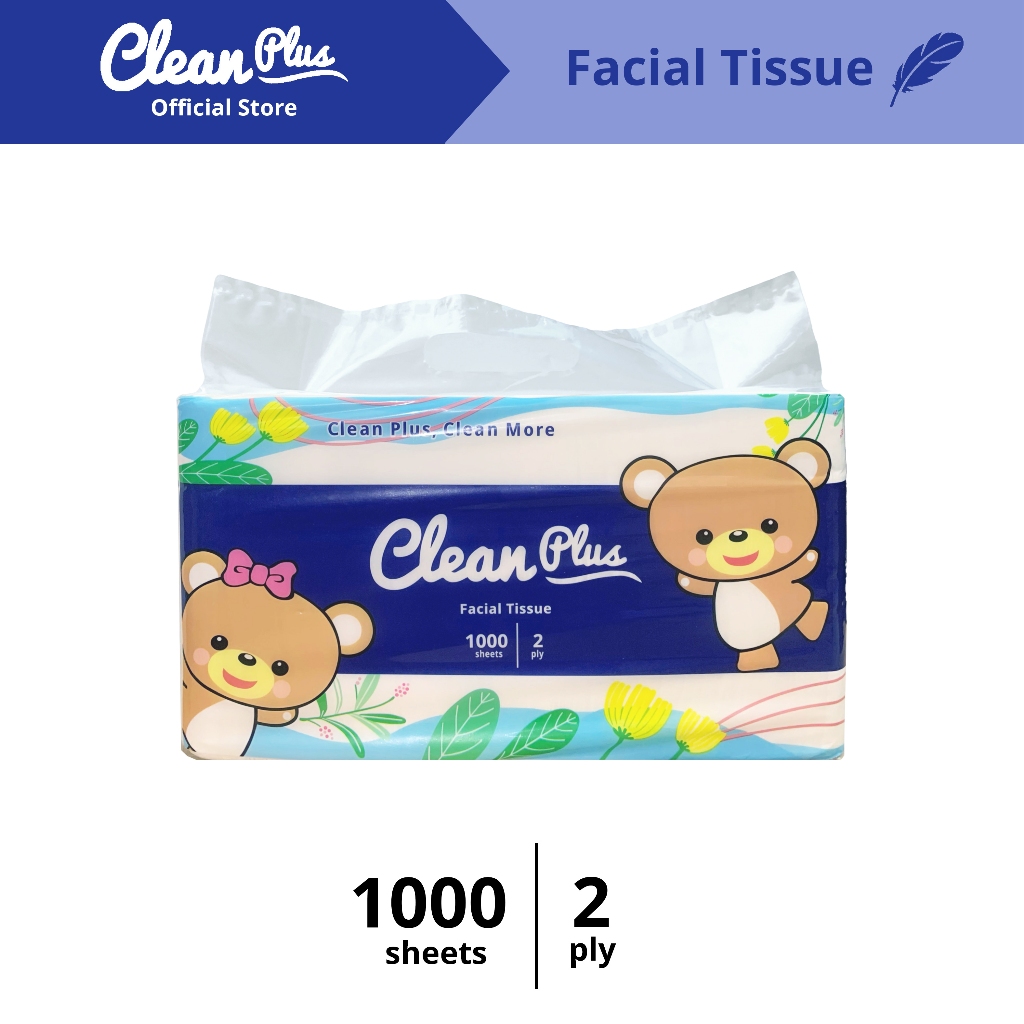 Jual Clean Plus Facial Tissue 1000's | Shopee Indonesia