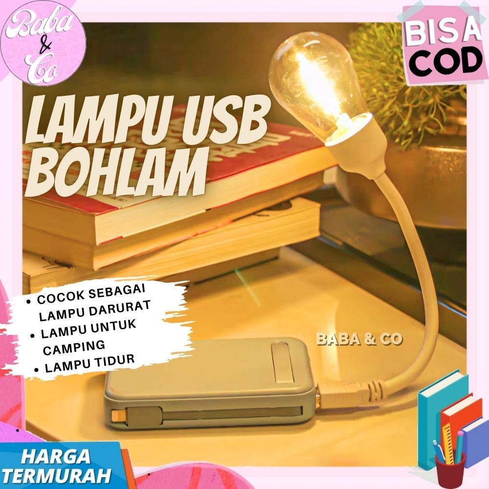 Jual LAMPU USB BOHLAM LAMPU DARURAT LAMPU EMERGENCY USB LAMPU BOHLAM ...