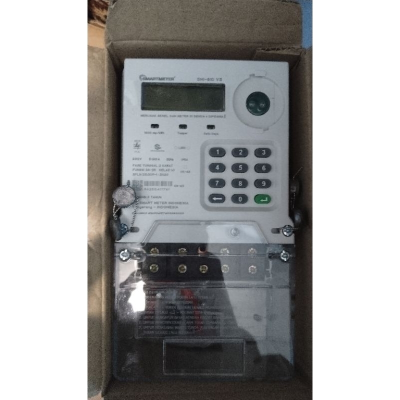 Jual KWH METER ITRON 5/60A PRABAYAR 1FASE | Shopee Indonesia