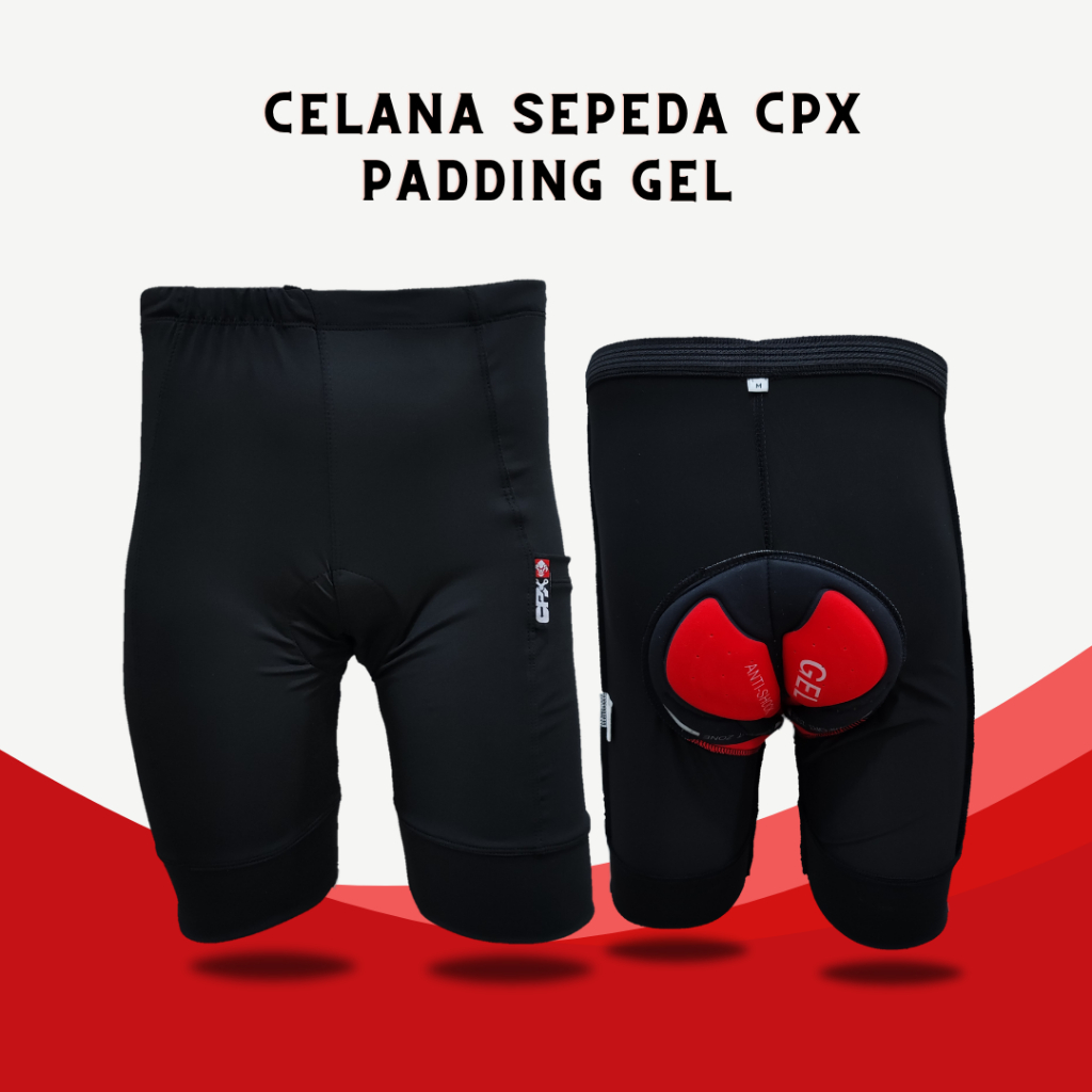 Jual Celana Sepeda Gowes Busa Padding Gel CPX CelanaKetat Elastis ...