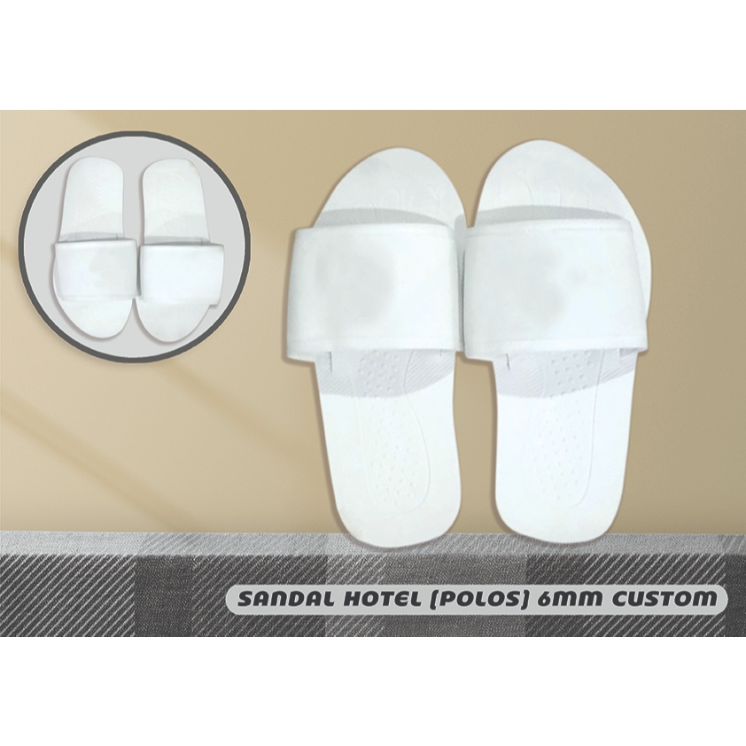 Jual Sandal Hotel 6mm Polos tanpa Sablon (Custom) | Shopee Indonesia