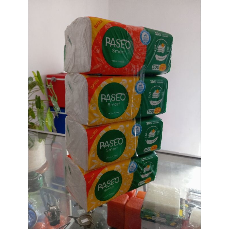 Jual paket tissue paseo isi 4 pax (500+40 sheet) | Shopee Indonesia