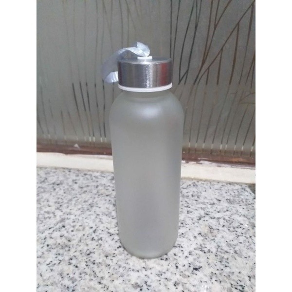 Jual Cod / Botol kaca bening tebal 3 botol / Botol tumbler kaca bening ...