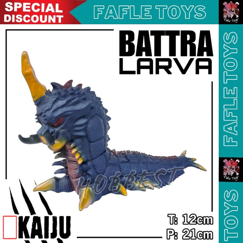 Jual Action Figure Ultraman Godzilla Monster Series Battra Larva ...