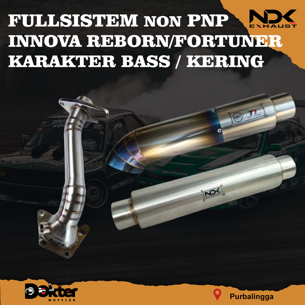 Jual KNALPOT RACING MOBIL DIESEL FULLSISTEM INNOVA REBORN FOTUNER ...