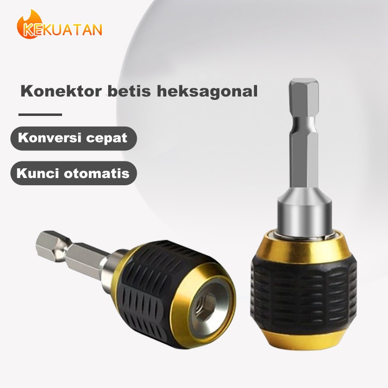 Jual Bor listrik tangan sambungan ganti cepat gagang heksagonal 60mm ...
