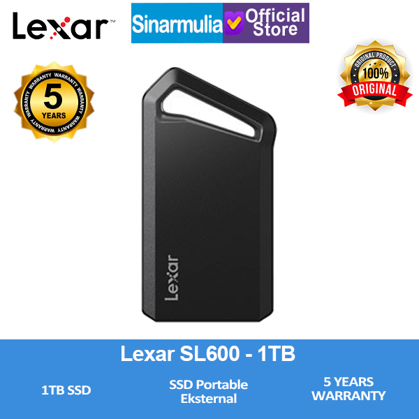Jual Lexar SL600 1TB - SSD Eksternal Portable USB-C USB-A | Shopee ...