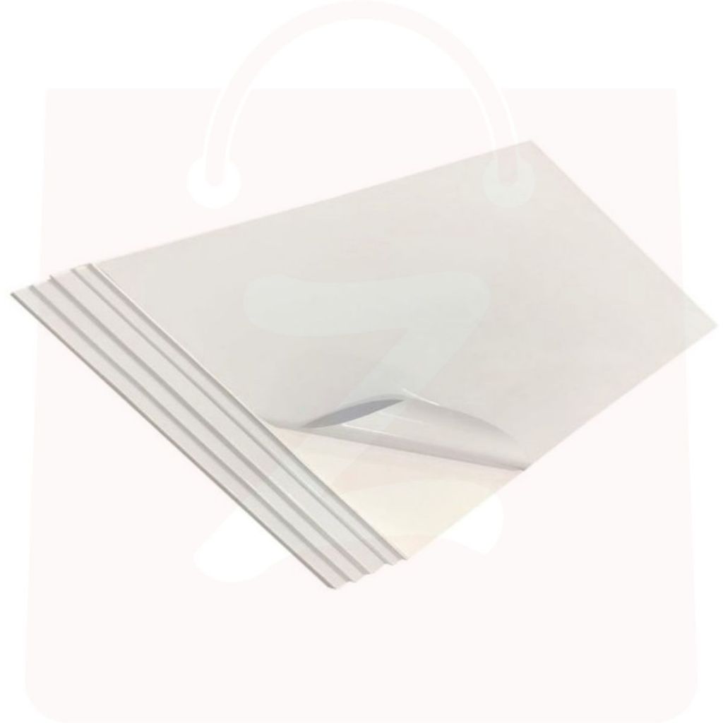 Jual Stiker Vinyl Putih 20 Lembar A3 120 GSM Sticker / Tahan Air ...