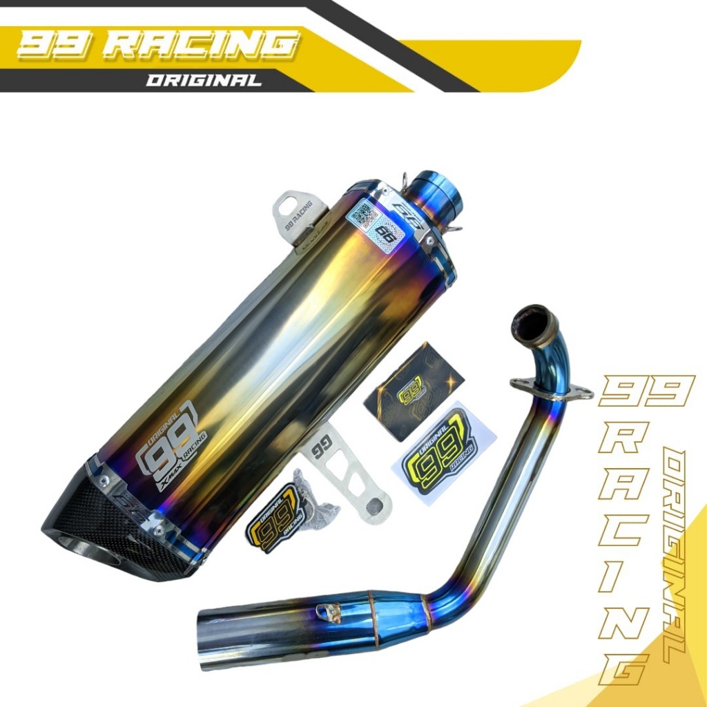 Jual Knalpot Xmax 250 / 300 Header Standar Fullset Original 99 Racing ...