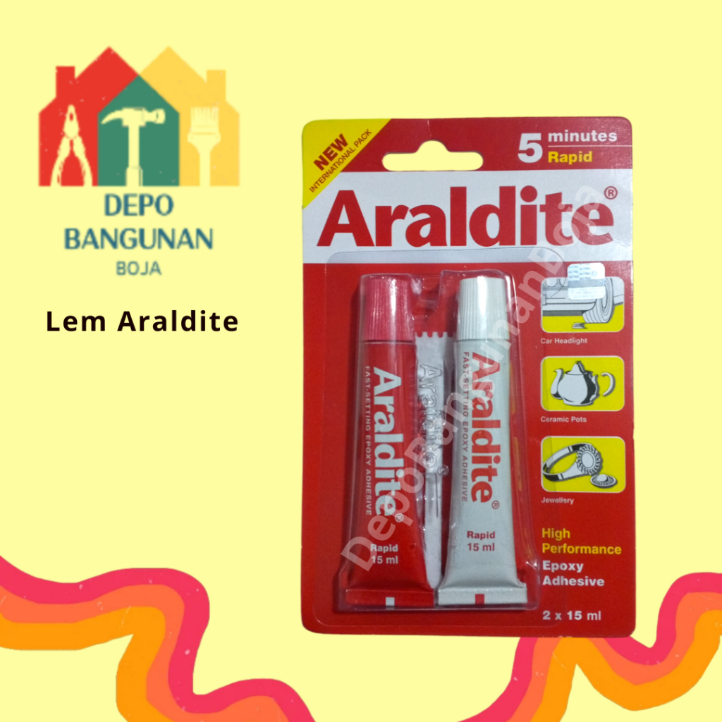 Jual (20.14) Lem Araldite Merah / Lem | Shopee Indonesia