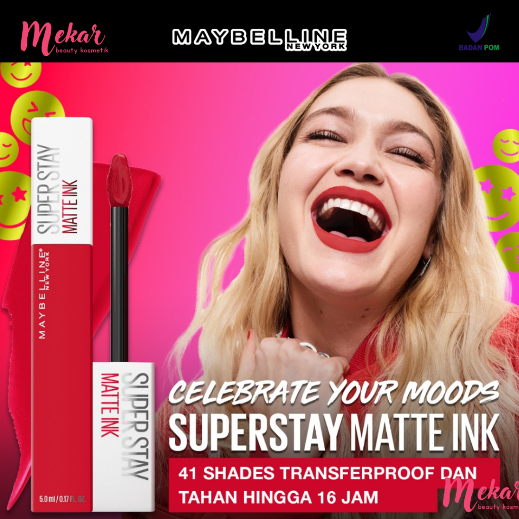 Jual MAYBELLINE Superstay Matte Ink Liquid Matte 5.0ml (Tahan 16 Jam ...