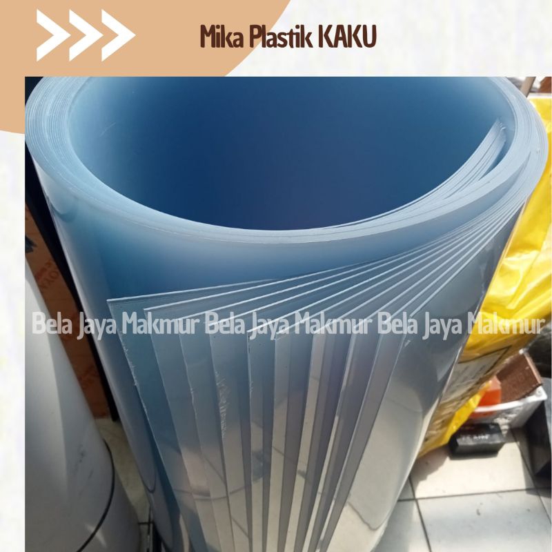 Jual Plastik Mika Kaku warna Clear 100cmx200cm / Plastik Mika ...
