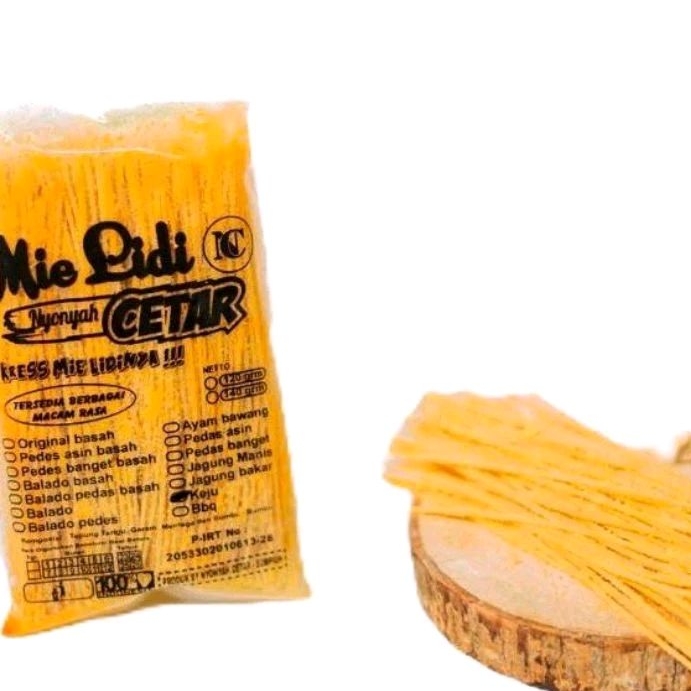 Jual Milidi CETAR Bumbu KERING 150gr/Milidi cetar/Milidi jadul/Mie lidi ...
