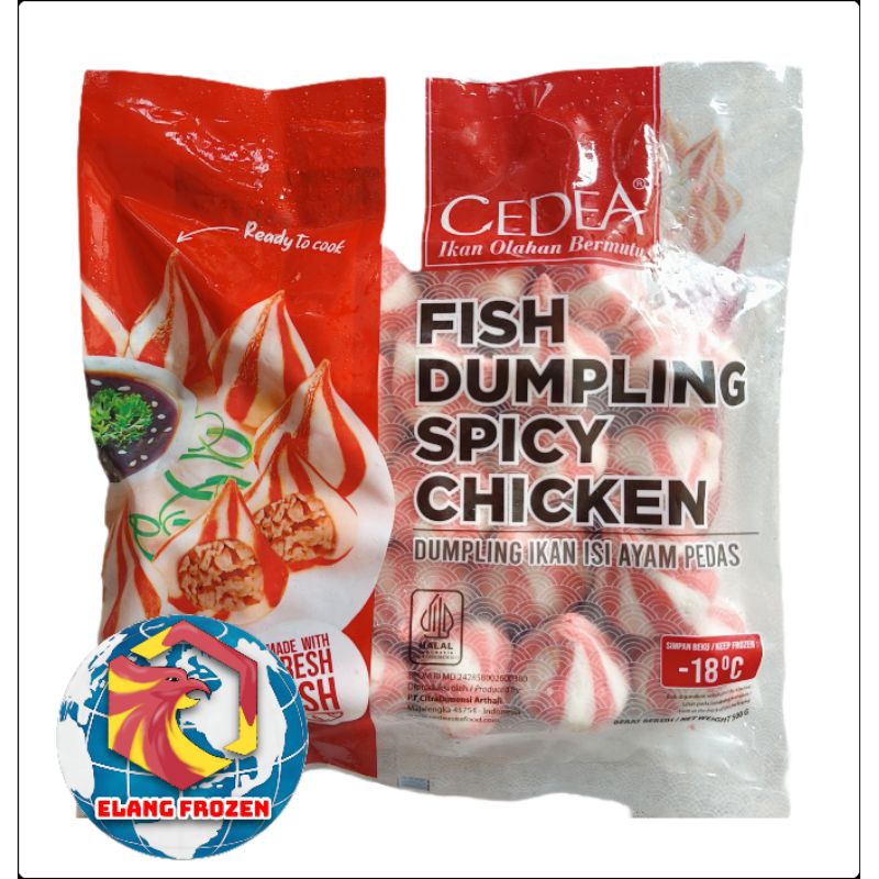 Jual Cedea Fish Dumpling Spicy Chicken | Dumpling Ayam Pedas 500gr ...
