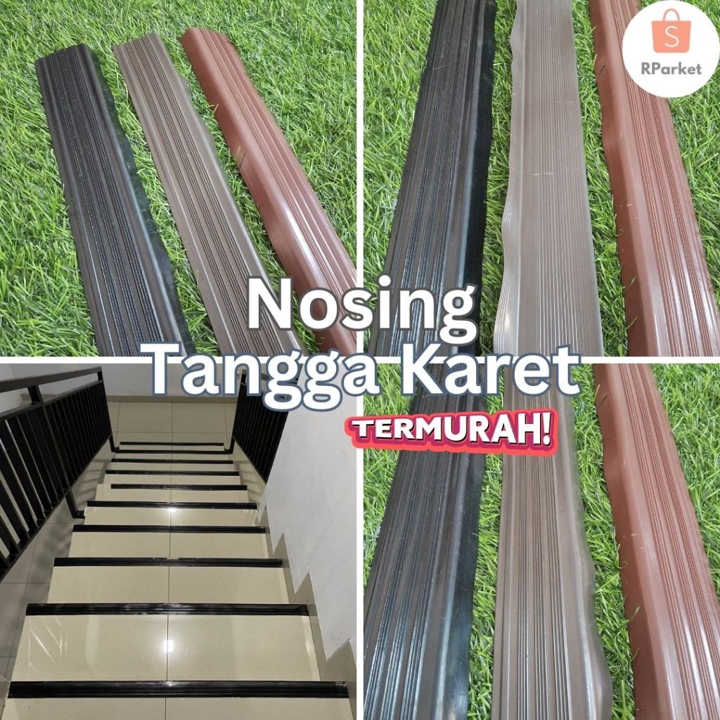 Jual Step Nosing List Tangga Karet-ROLL | Shopee Indonesia