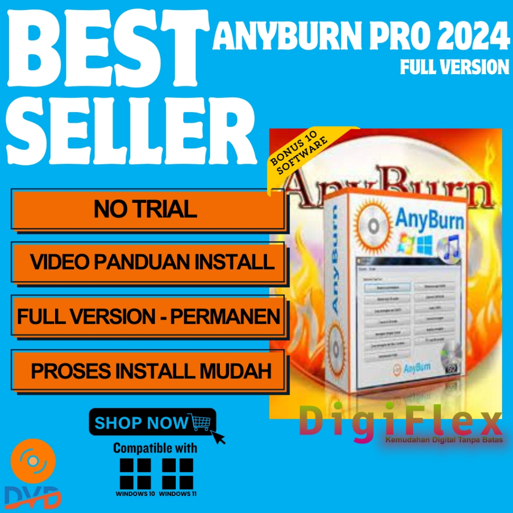 Jual License Anyburn Pro Lifetime untuk pembakaran ISO, pembuatan USB ...